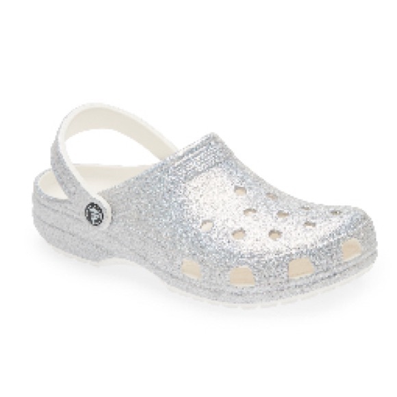CROCS | Shoes | Brand New Crocs Gender Inclusive Classic Glitter Clogs ...